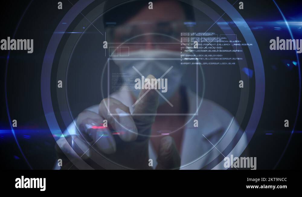 Animation scientist using tech interface Stock Videos & Footage - HD ...