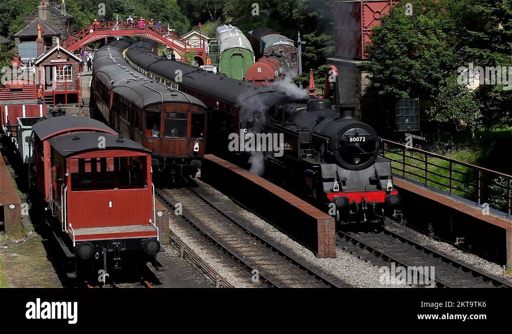 Goathland train train station steam train steam railway moors north ...