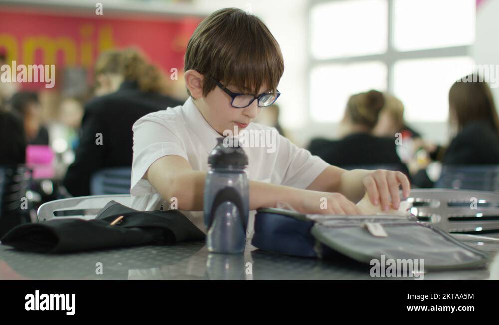 Boy eating school cafeteria Stock Videos & Footage - HD and 4K Video ...