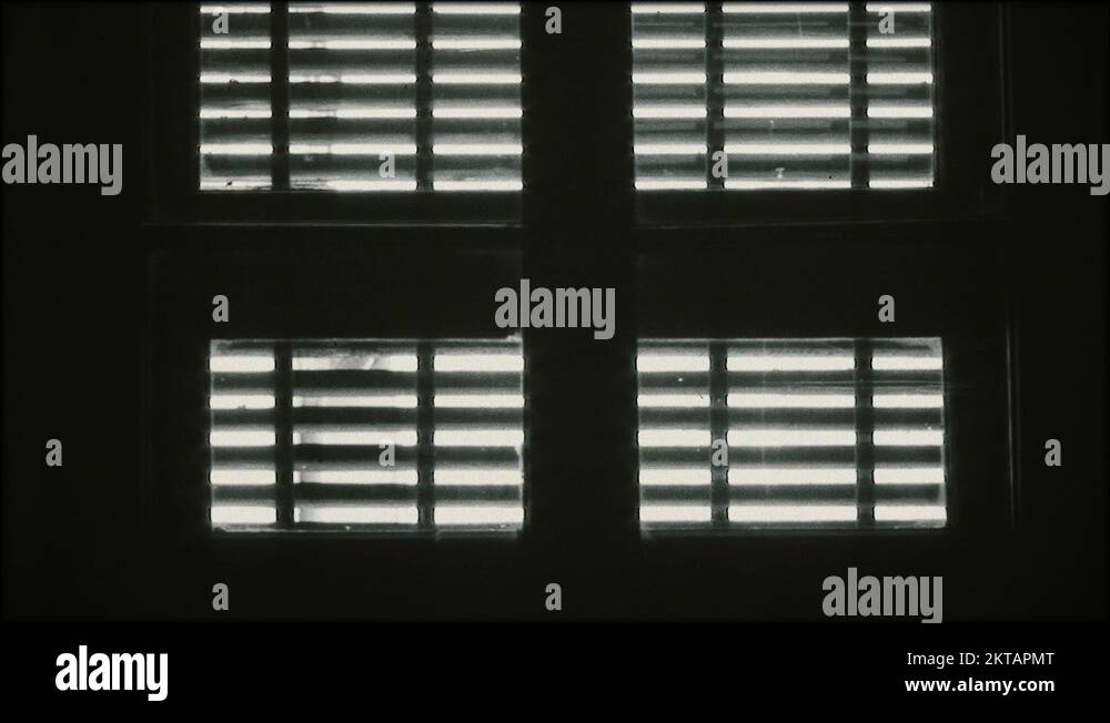 Prison building - cell windows with cross Stock Video Footage - Alamy