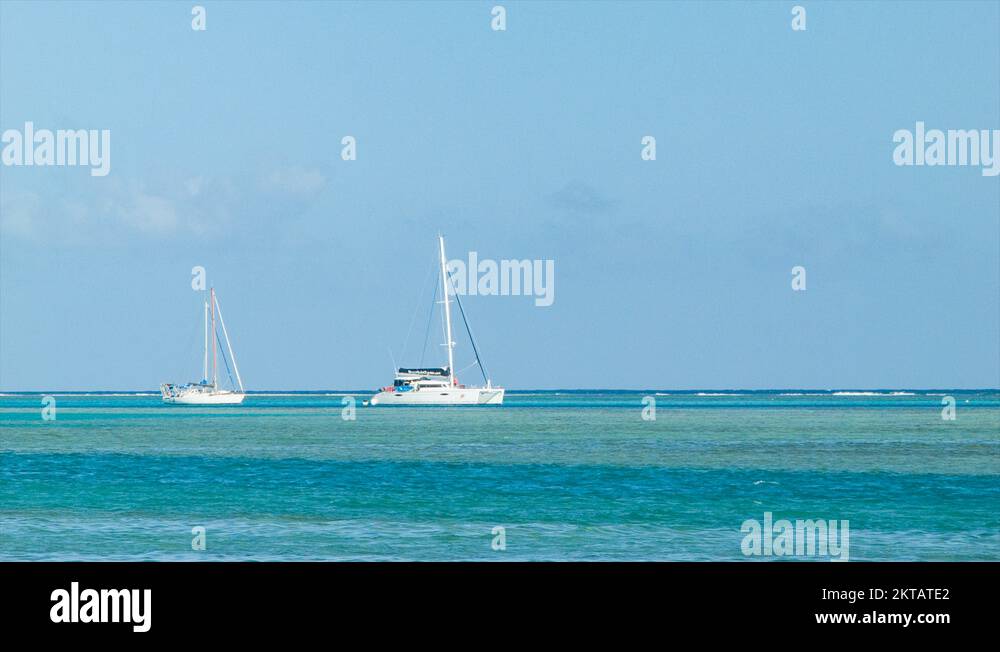 Luxury Sailing Boats Yachts in Tropical Waters of French Polynesia ...