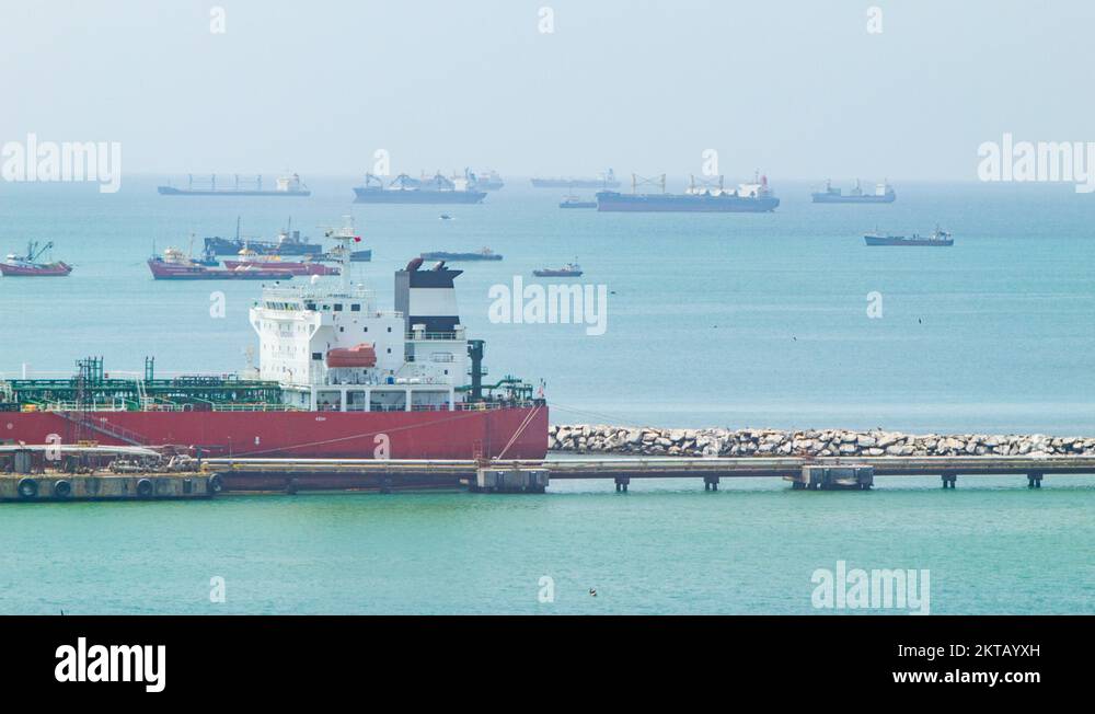 Large Cargo Ships Outside Port of Lima Peru Stock Video Footage - Alamy