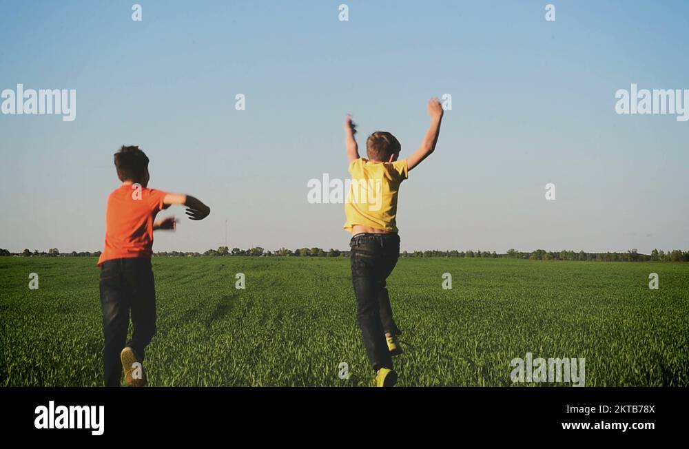 Happy children running jumping Stock Videos & Footage - HD and 4K Video ...