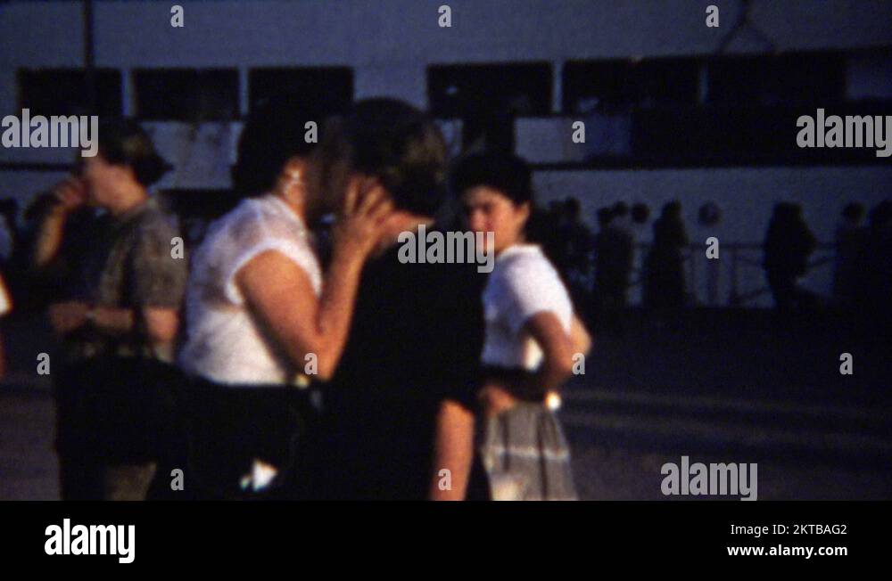 1954: Italian mother daughter kisses sad goodbye crying tears sorrow ...