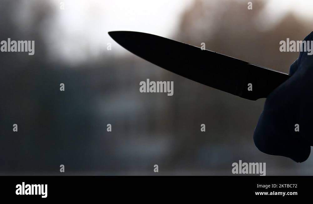 Hand holding stabbing knife Stock Videos & Footage - HD and 4K Video ...