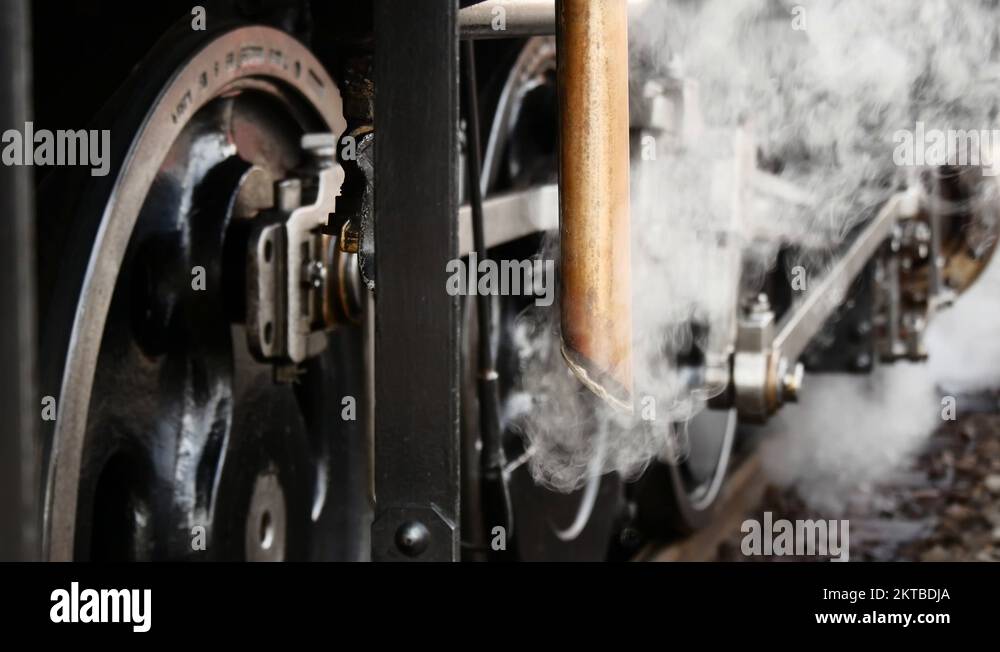 old steam locomotive train. steam engine power. nostalgic historical ...