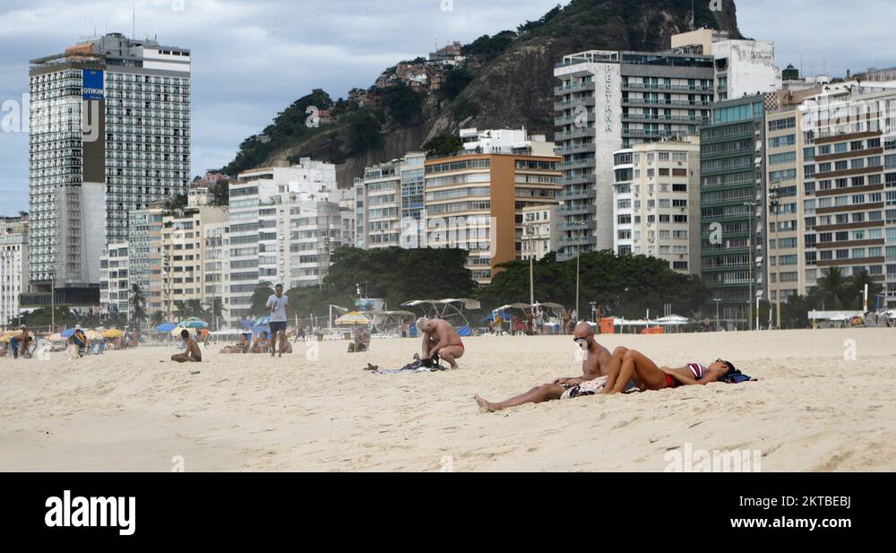 Copacabana, One of the most famous beaches in the world. Rio de Janeiro ...
