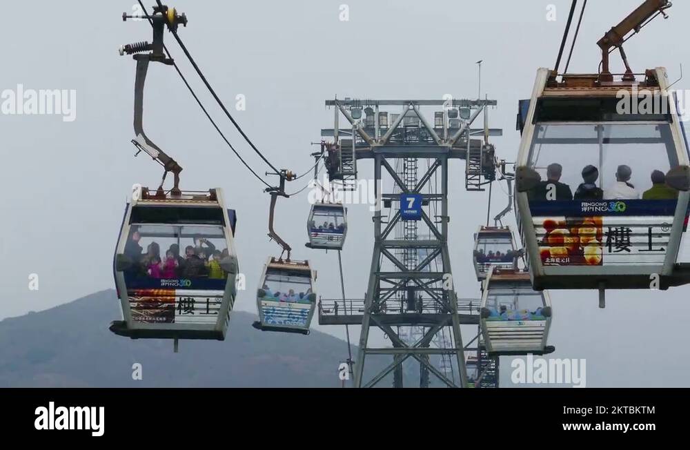 Ngong ping cable cars Stock Videos & Footage - HD and 4K Video Clips ...