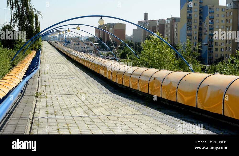 The infinity bridge pedestrian bridge Stock Videos & Footage - HD and ...