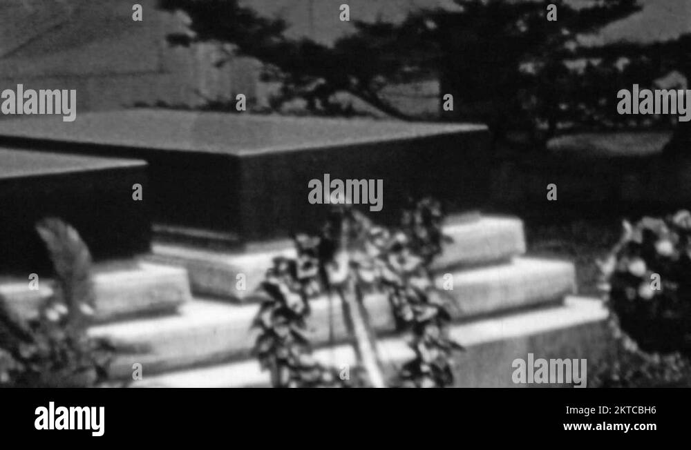 1963: Famous figure fancy gravestone memorial hero worship site Stock ...