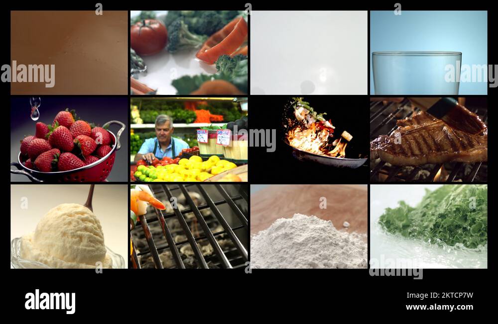 Food montage Stock Videos & Footage - HD and 4K Video Clips - Alamy