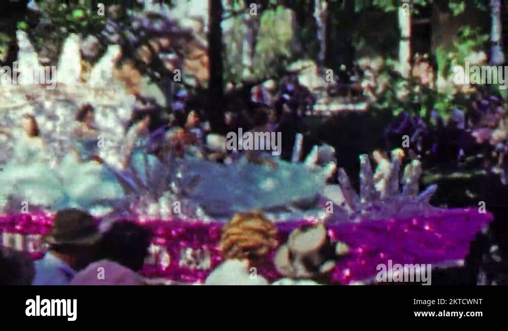 1952: Beauty pageant winners on parade float 200 year anniversary Stock ...