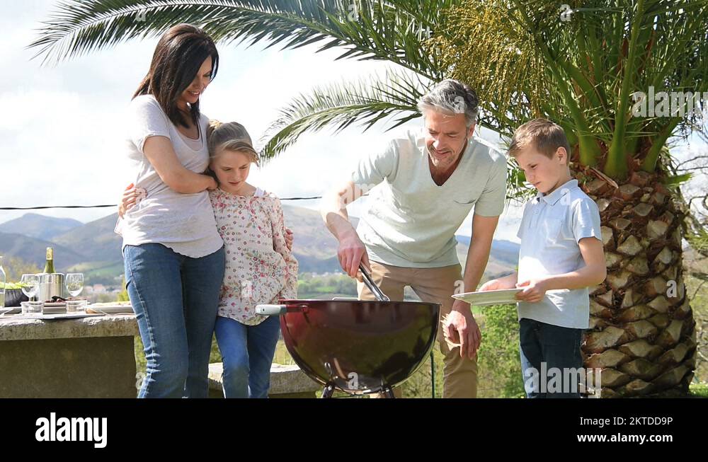 Barbecue grill garden family Stock Videos & Footage - HD and 4K Video ...