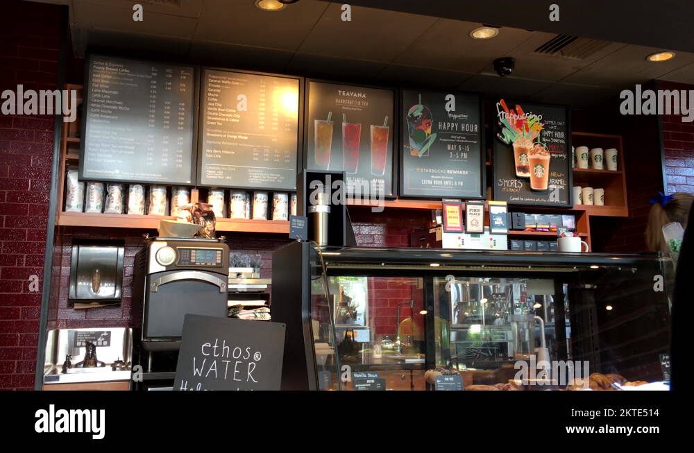 Starbucks menu Stock Videos & Footage - HD and 4K Video Clips - Alamy