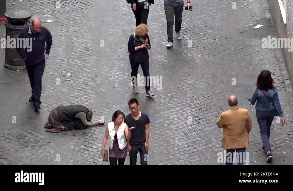 Homeless woman on streets Stock Videos & Footage - HD and 4K Video ...