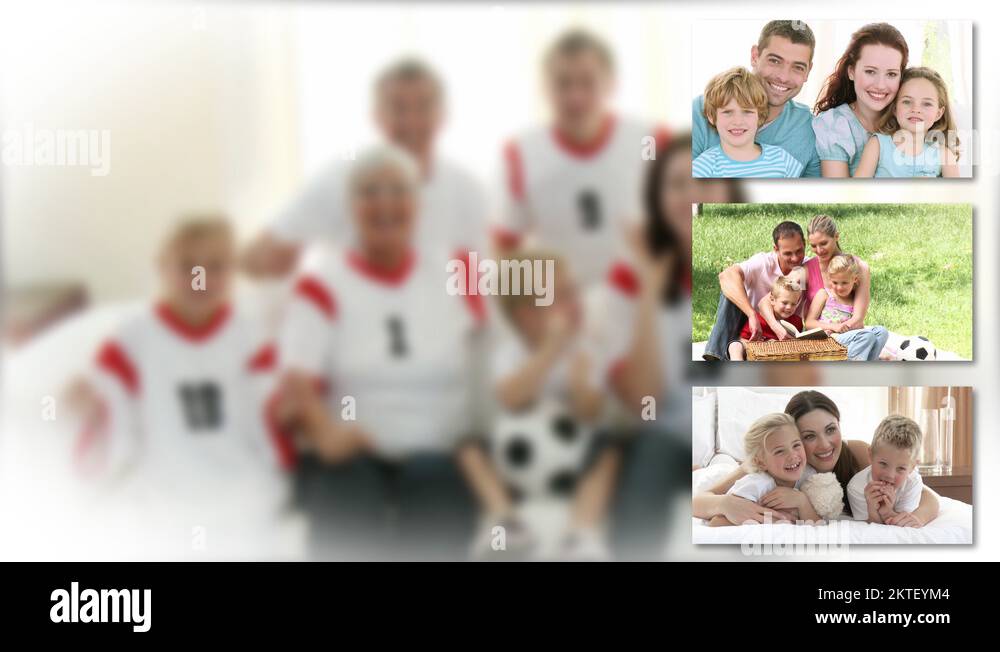 Montage showing the generations Stock Video Footage - Alamy