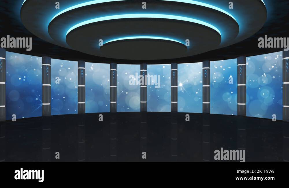 Entertainment TV Studio Set-Virtual Green Screen Background Loop Stock Video Footage - Alamy