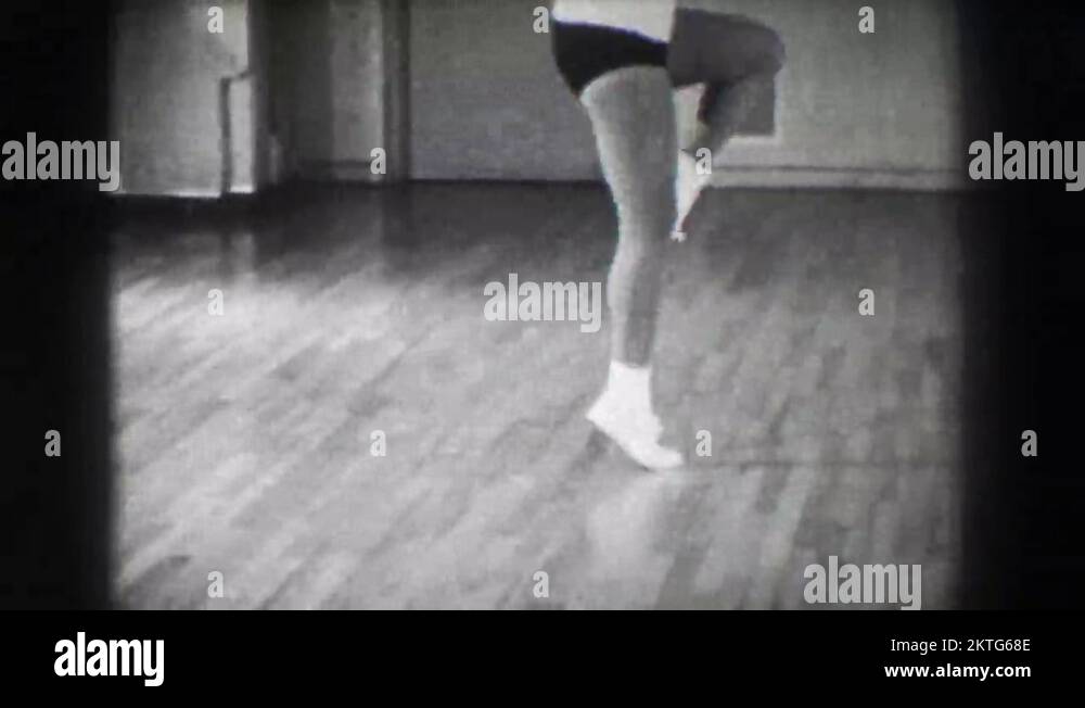 1966: Jazz dance moves 4 closeup behind kick stepping shuffle slide ...