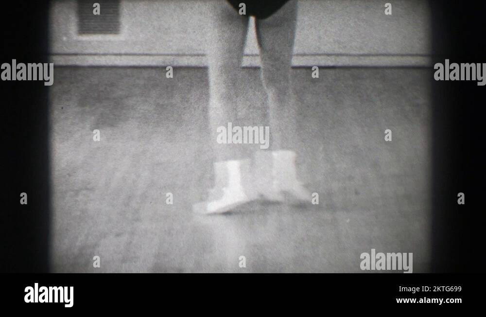 1966: Jazz dance moves 5 closeup behind kick stepping shuffle slide ...