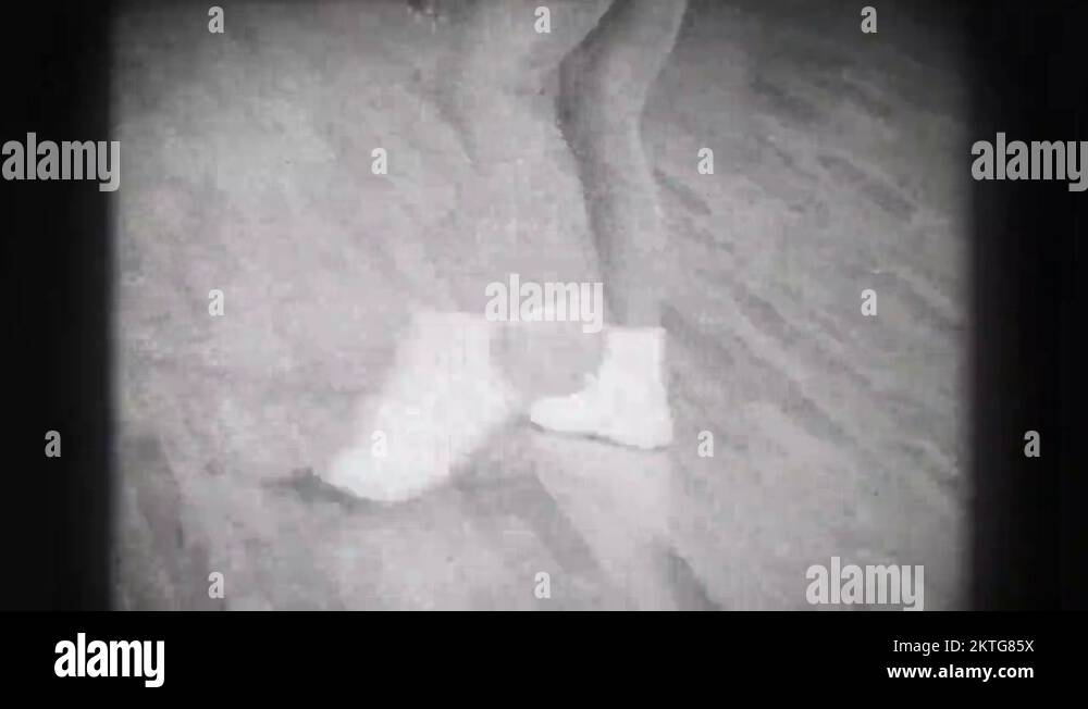 1966: Jazz dance moves 7 closeup behind kick stepping shuffle slide ...