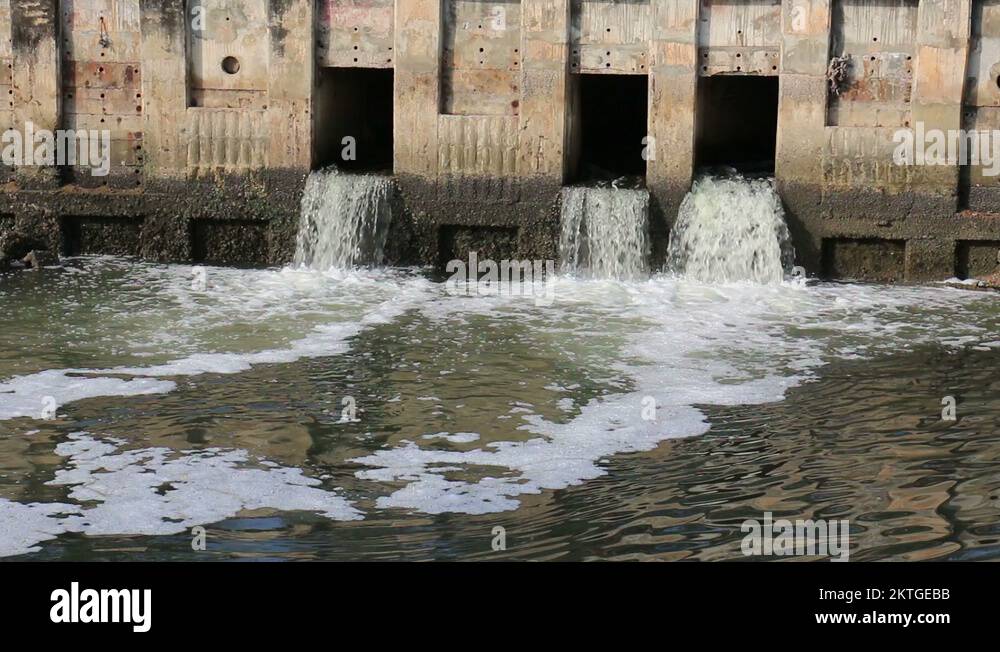 Water pollution in big city Stock Video Footage - Alamy