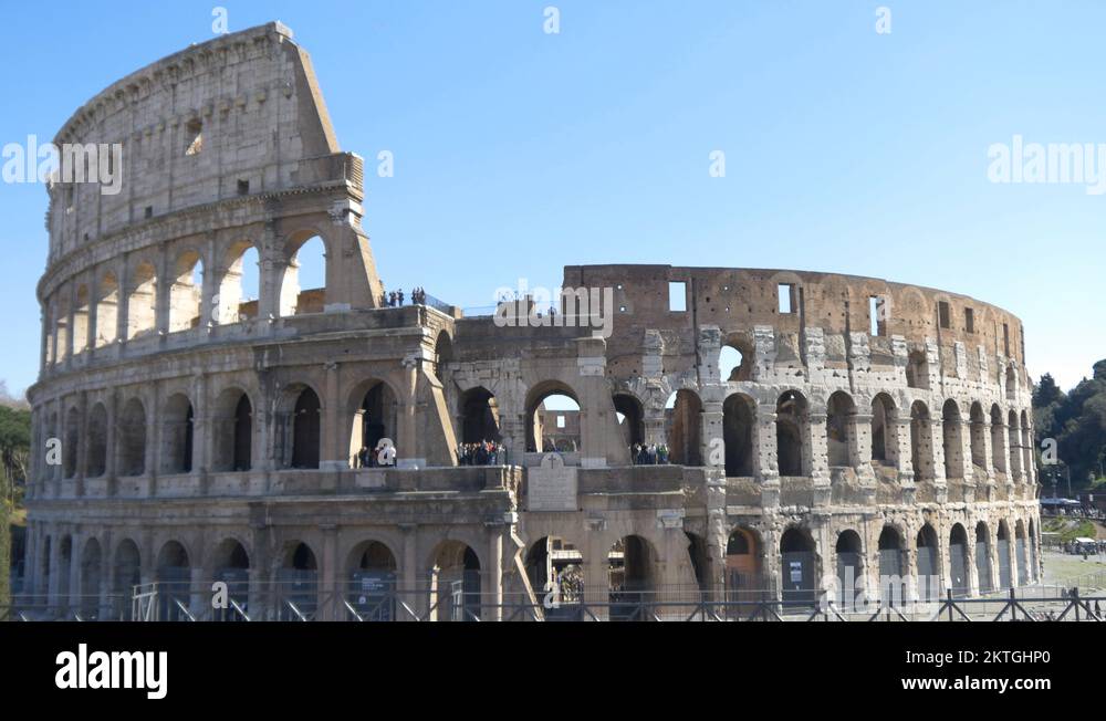 4k Colosseum Rome Italy Roman Coliseum famous Italian landmark travel ...