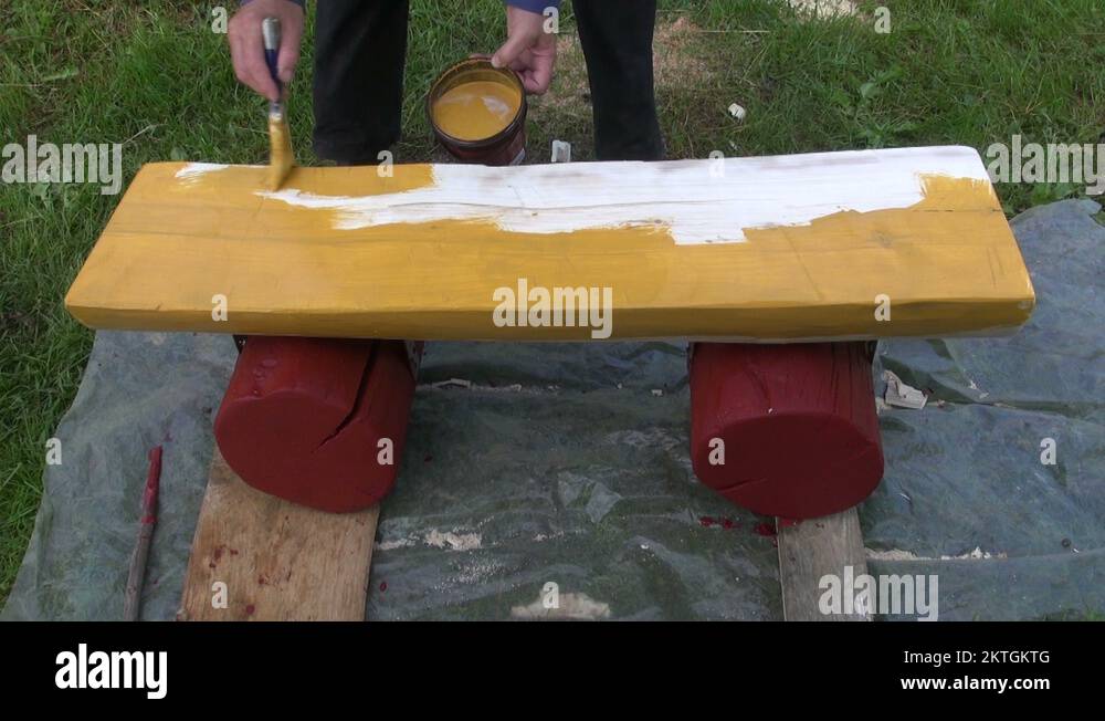 Painting a bench Stock Videos & Footage - HD and 4K Video Clips - Alamy