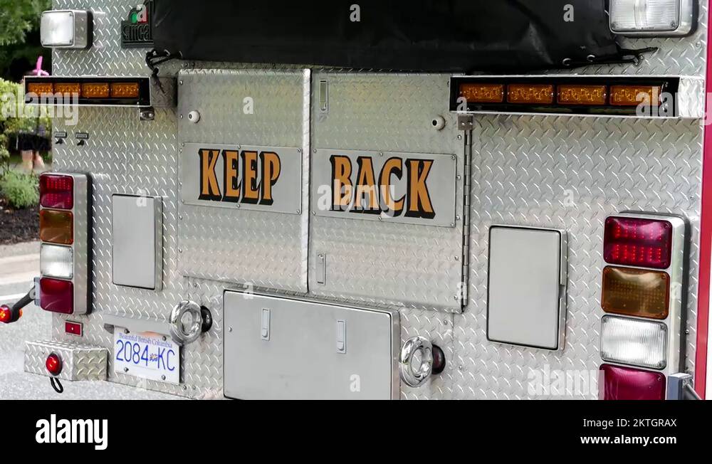 Fire rescue sign on truck Stock Videos & Footage - HD and 4K Video ...
