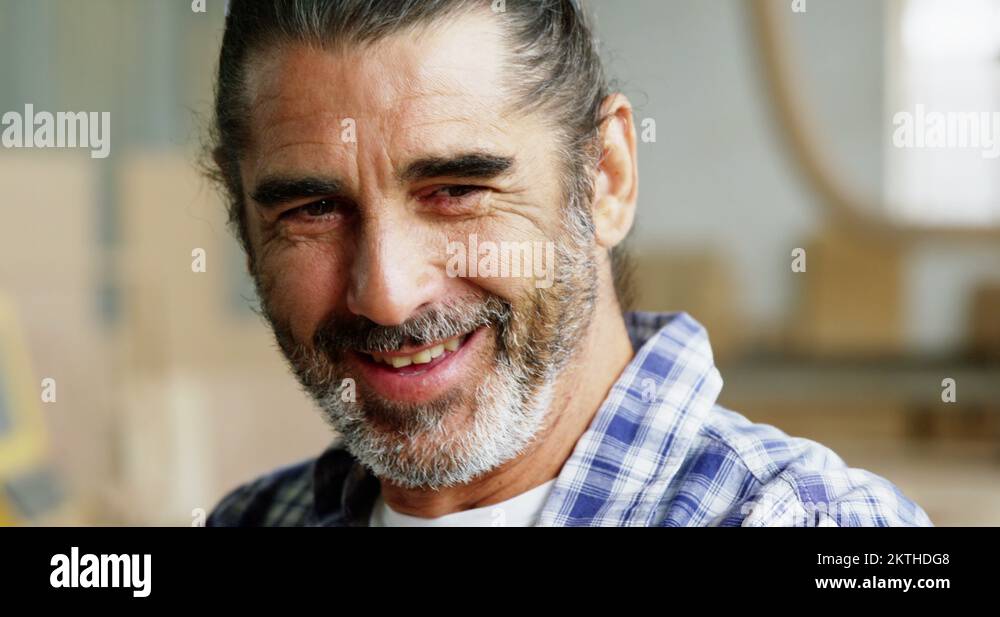 Portrait smiling carpenter Stock Videos & Footage - HD and 4K Video ...