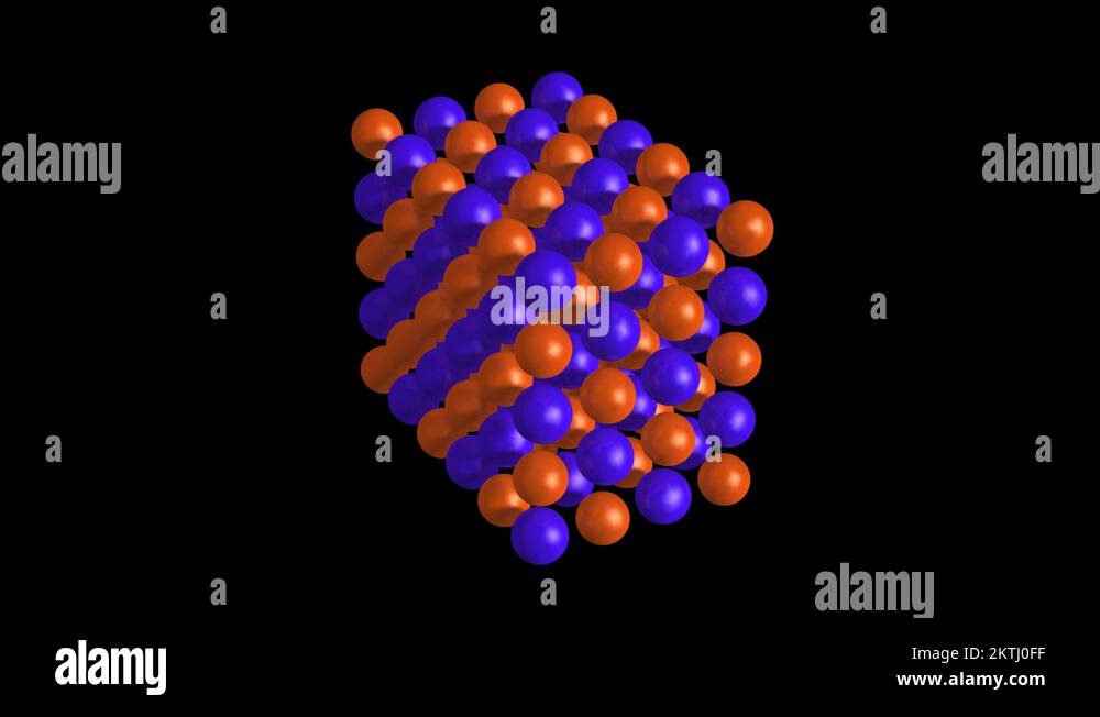 Crystal structure of sodium chloride Stock Videos & Footage - HD and 4K ...