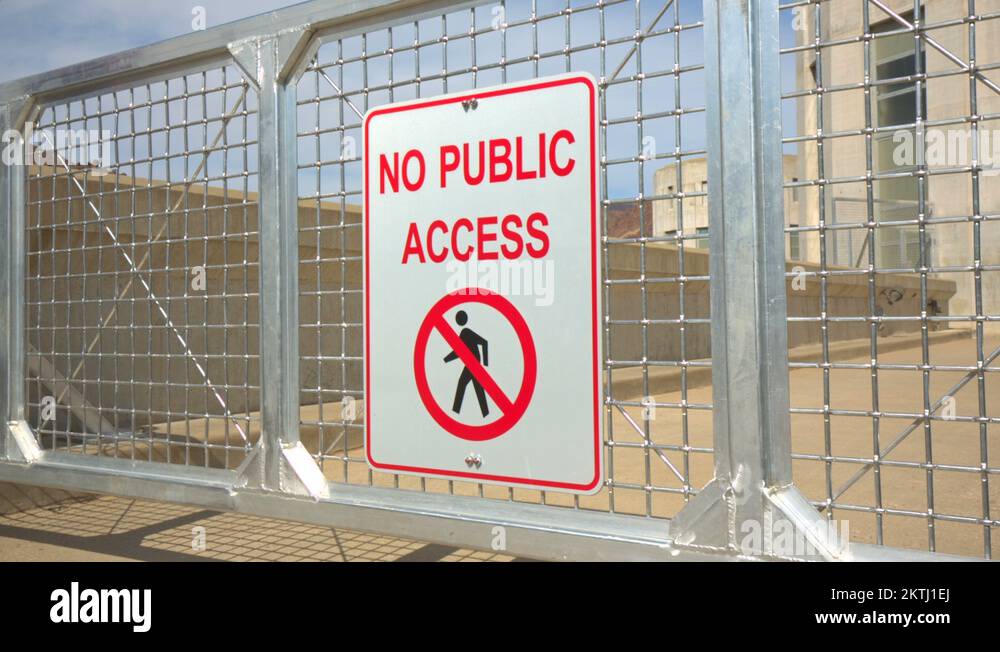 No access sign and gate Stock Videos & Footage - HD and 4K Video Clips ...
