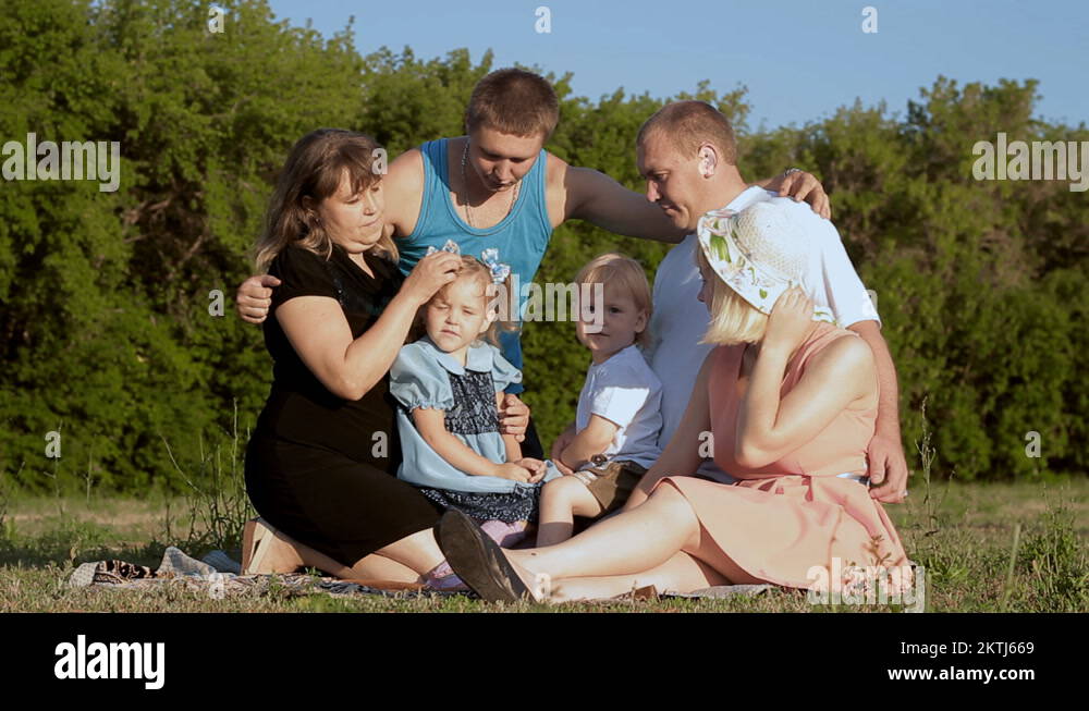 Family with many children Stock Videos & Footage - HD and 4K Video ...