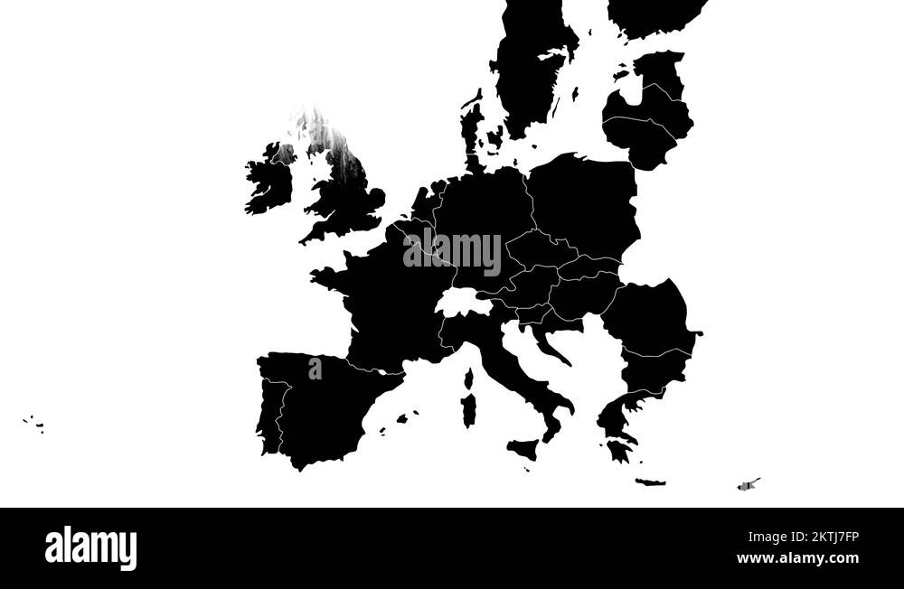 Brexit - animated map showing the EU map erasing the UK after the ... Brexit - animated map showing the EU map erasing the UK after the ...
