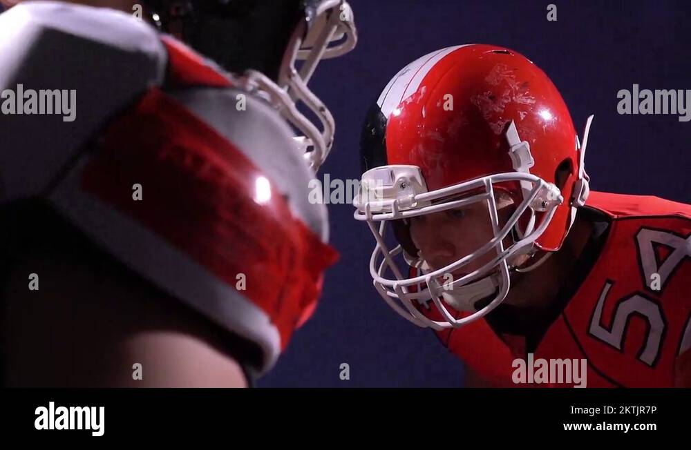 two american football players fight Stock Video Footage - Alamy