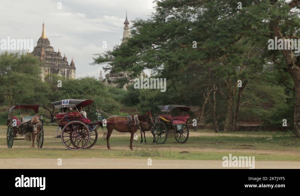 Bagan horse cart bagan temples Stock Videos & Footage - HD and 4K Video ...