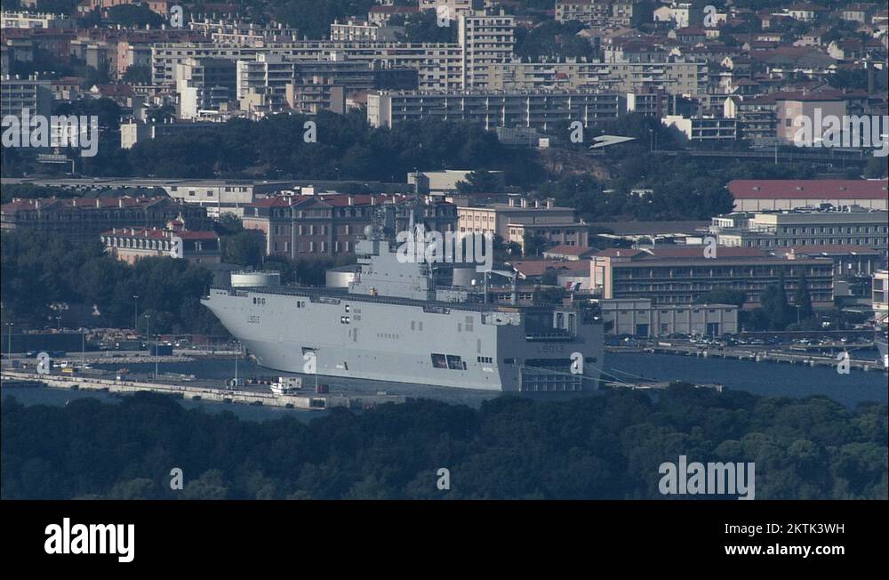 Toulon Naval Base From Edge Of Exclusion Zone Stock Video Footage - Alamy