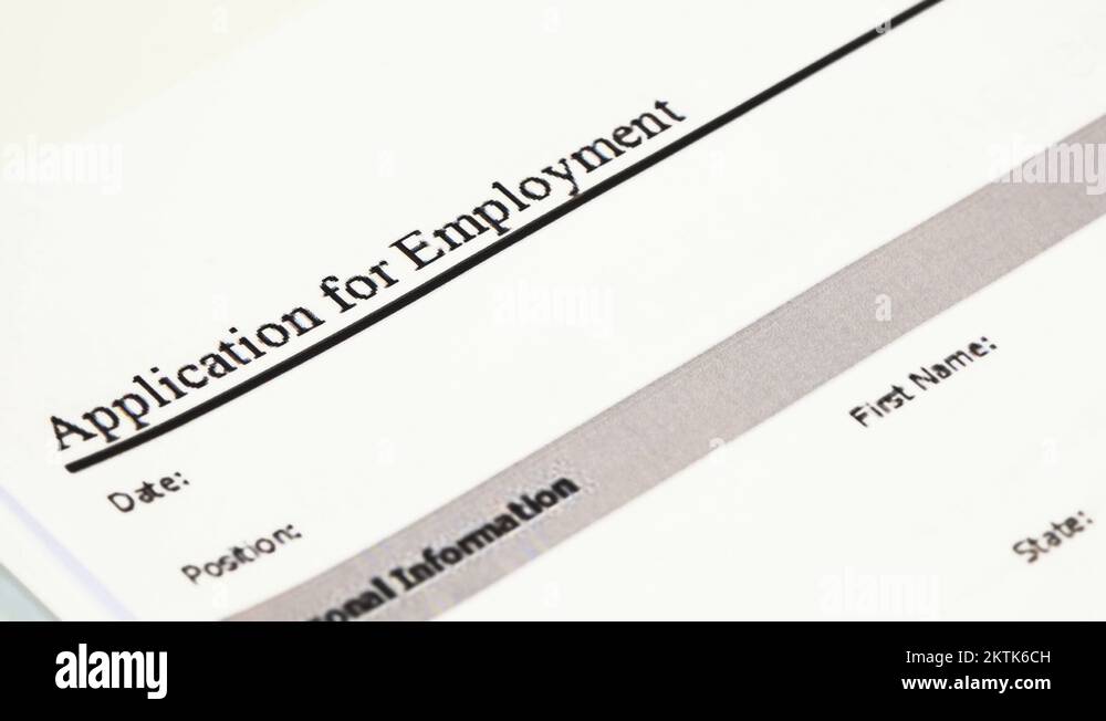 Employment application agreement form Stock Videos & Footage - HD and ...