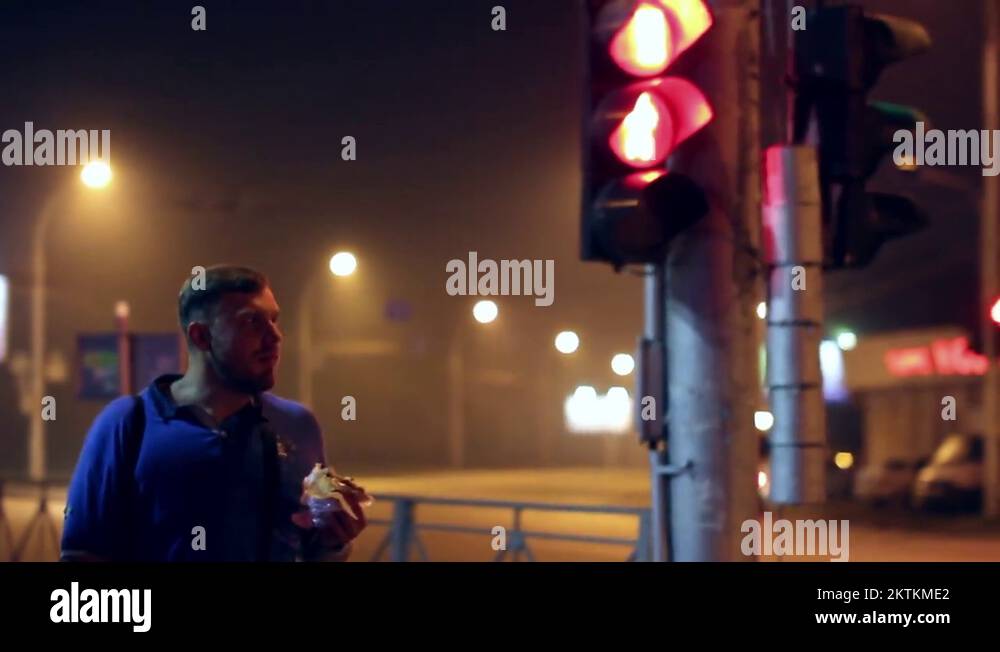 Night road man Stock Videos & Footage - HD and 4K Video Clips - Alamy