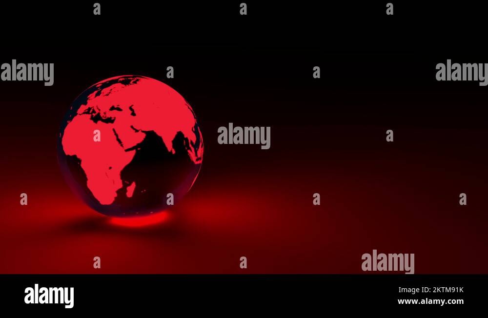 3d earth globe black red Stock Videos & Footage - HD and 4K Video Clips - Alamy