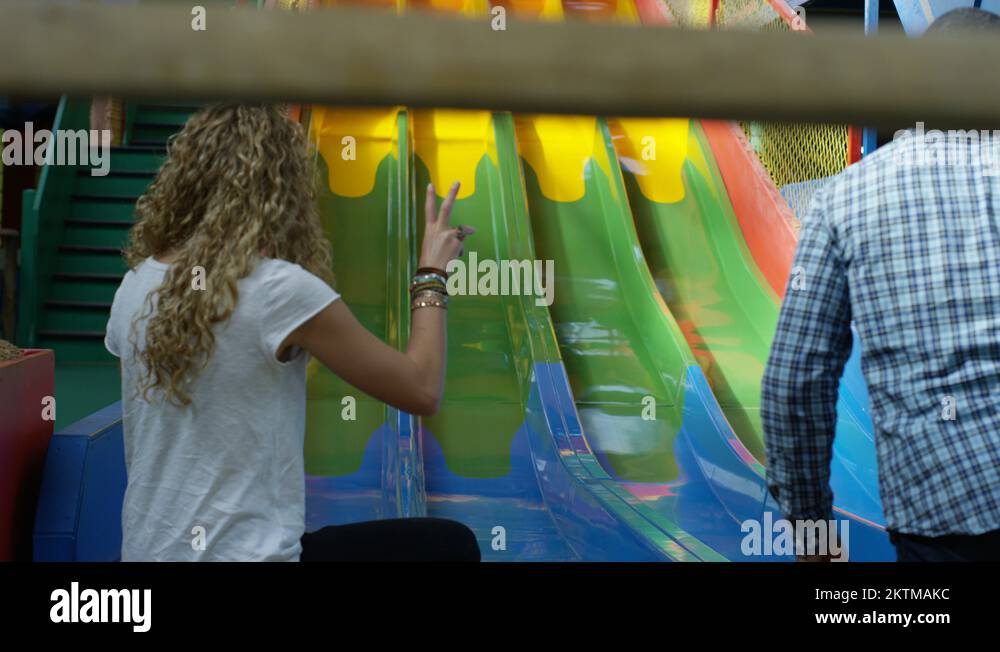Playground slide children waiting Stock Videos & Footage - HD and 4K ...