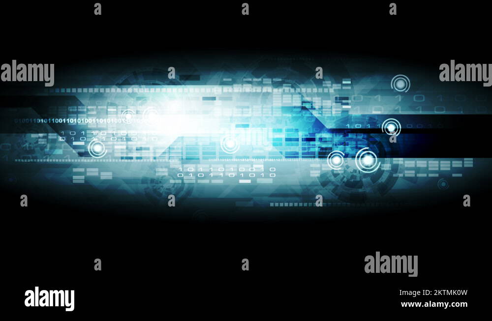 Abstract blue hi tech layout background Stock Videos & Footage - HD and ...
