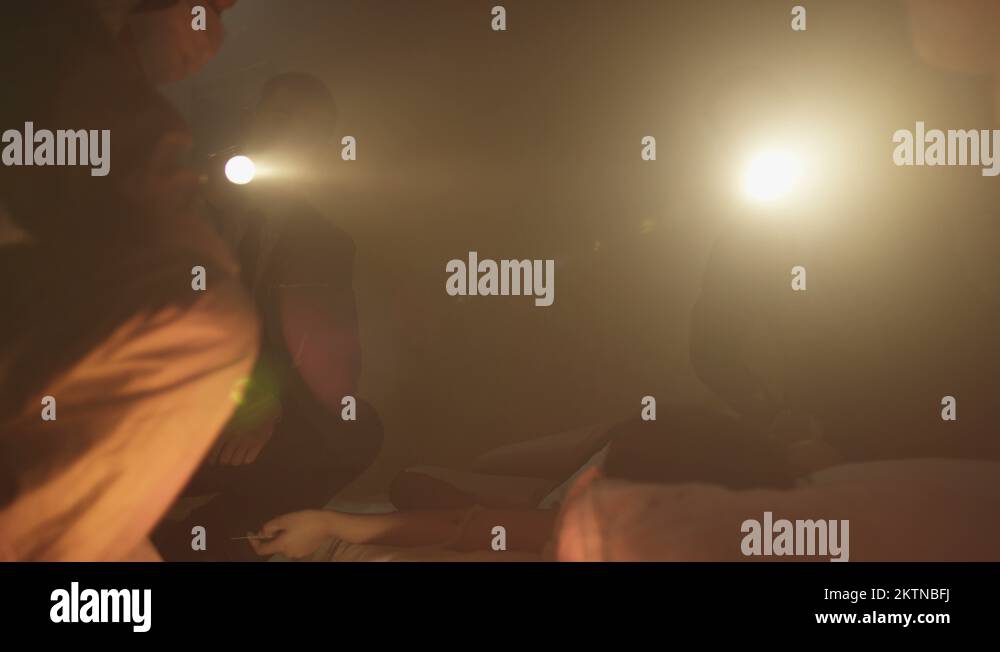 4K Police detectives & forensics team investigating dead body at a ...