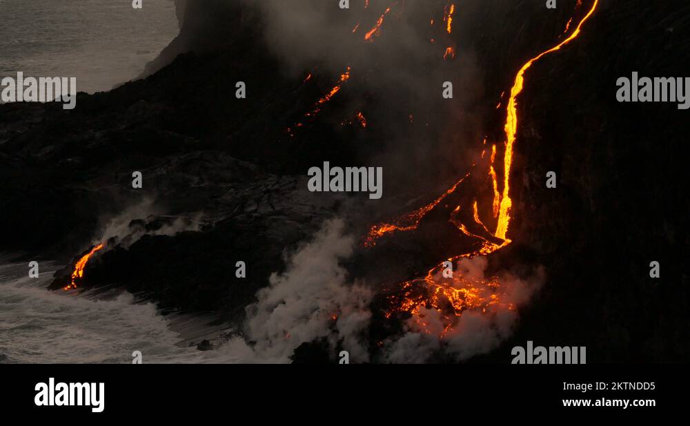 Lava eruption ocean Stock Videos & Footage - HD and 4K Video Clips - Alamy