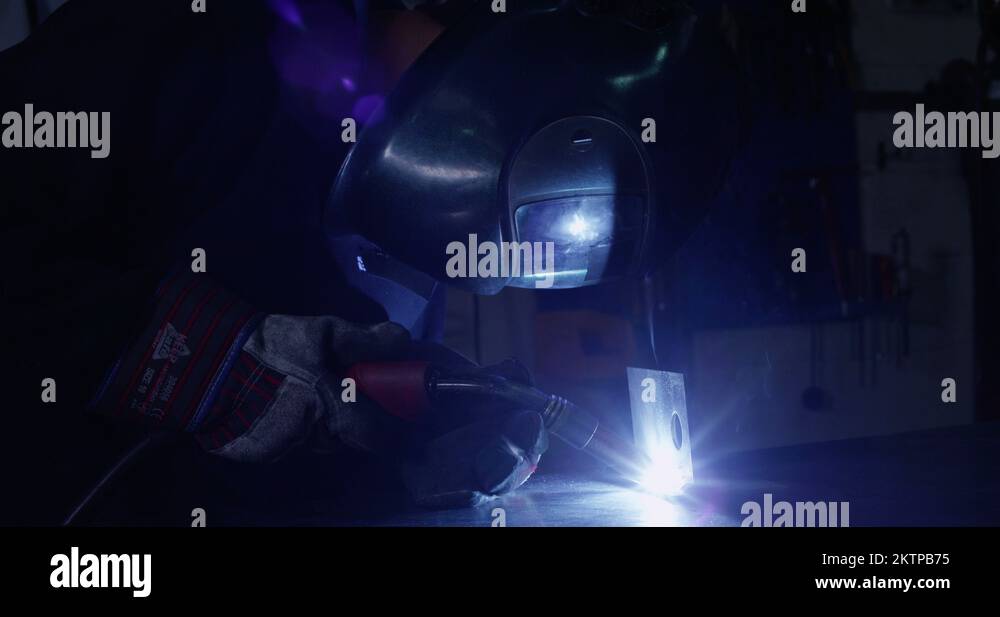 Welder working in dark environment Stock Videos & Footage - HD and 4K ...