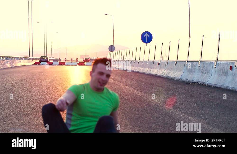 Runner man stretching taking rest Stock Videos & Footage - HD and 4K ...