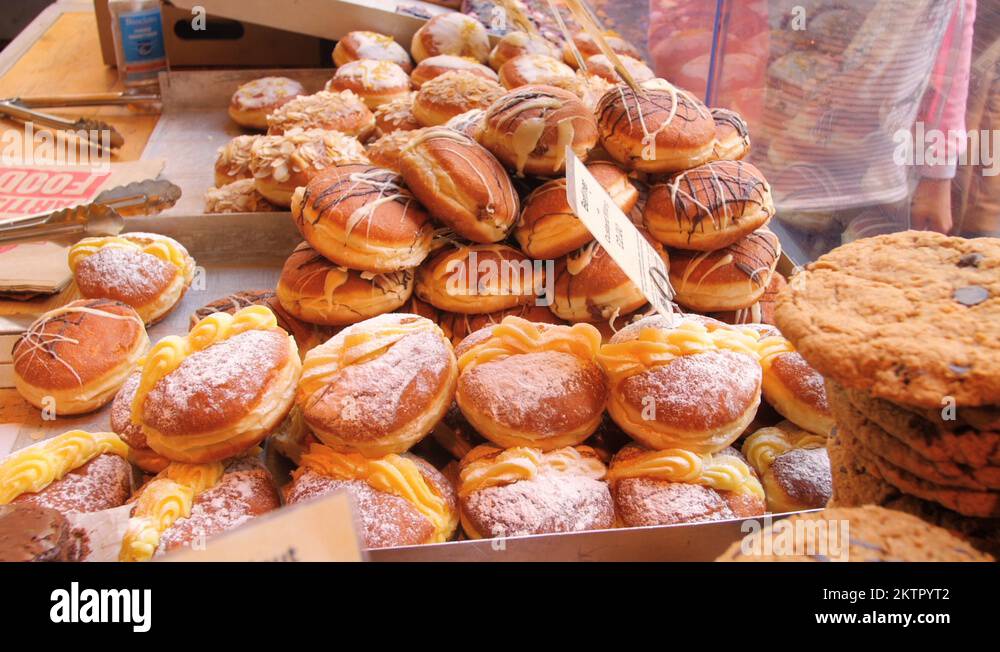 Doughnut stall doughnuts stall Stock Videos & Footage - HD and 4K Video ...