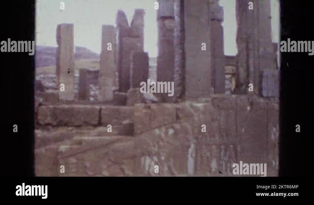 1972: historical ruins IRAN Stock Video Footage - Alamy