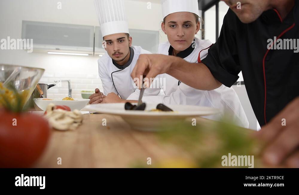 Young chefs presenting dish Stock Videos & Footage - HD and 4K Video ...