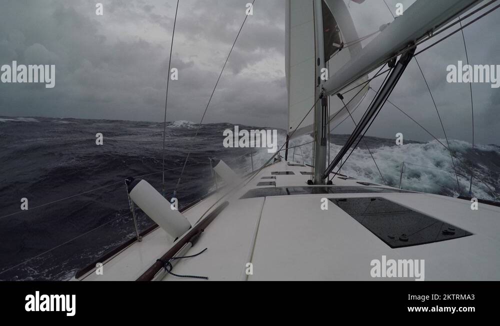Sailboat storm waves Stock Videos & Footage - HD and 4K Video Clips - Alamy