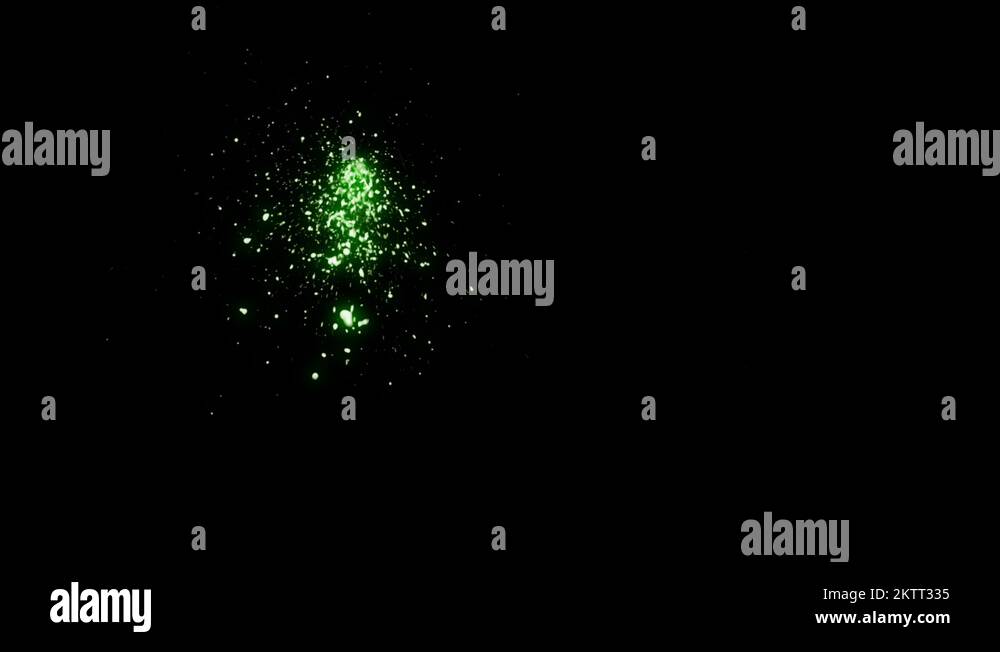 Neon Green Glowing In The Dark Paint Splash - 4 Stock Video Footage - Alamy
